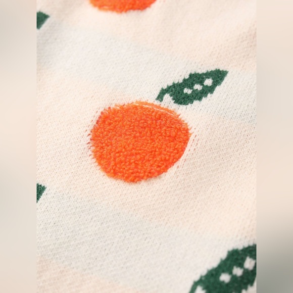 Cider | Sweaters | Orange Pattern Sweater | Poshmark